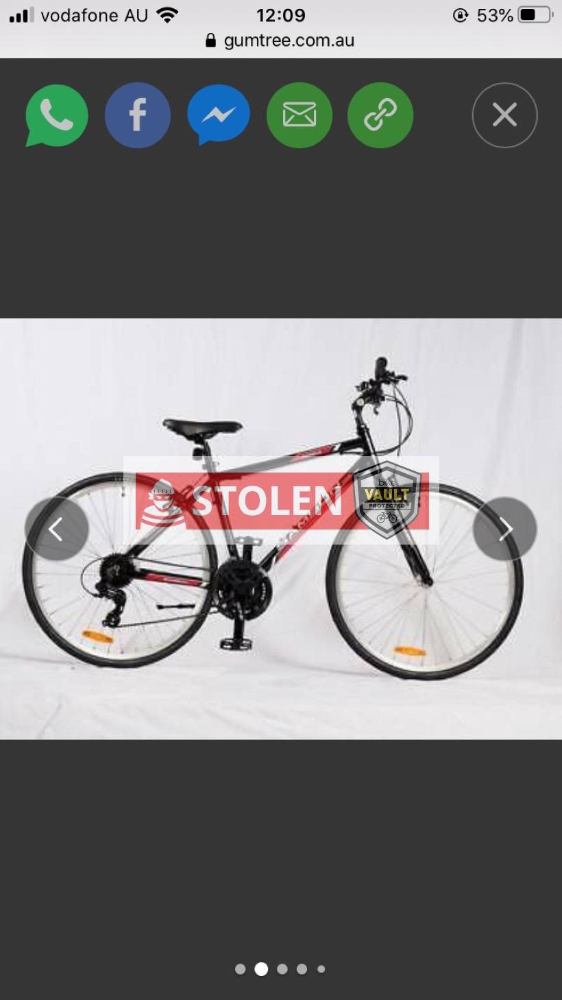Stolen Bike - Samson Metro-8 - Vault Protected