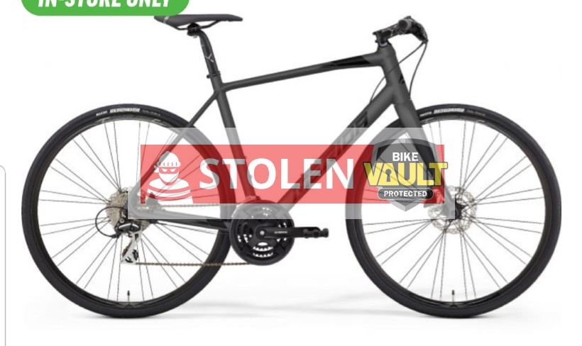 Stolen Bike - Merida Speeder 20 Flat Bar Road Bike Matt Black - Vault ...