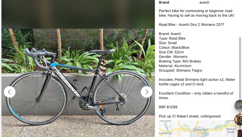 Stolen Bike - Avanti GIRO 2 - Vault Protected