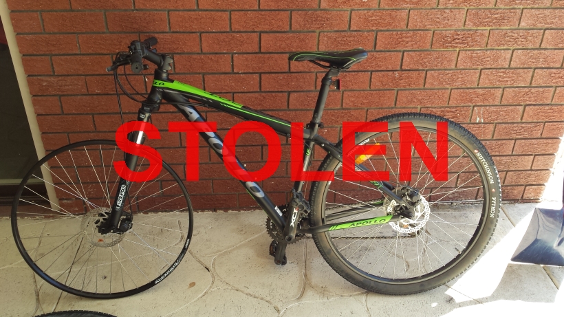Stolen Bike - Apollo Xpert 29T - Vault Protected