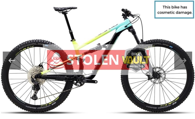 Stolen Bike - Polygon Siskiu T7 Dual Suspension - Vault Protected