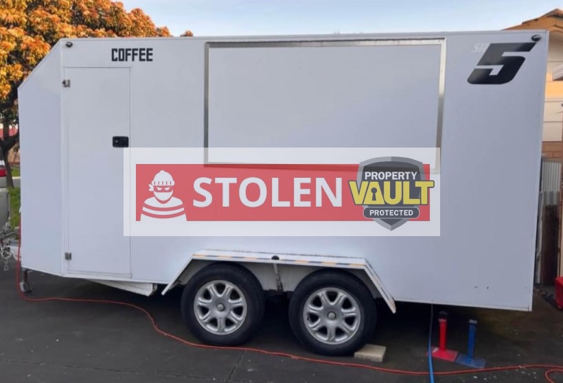 Stolen Trailer - Custom Built Food Trailer - Vault Protected