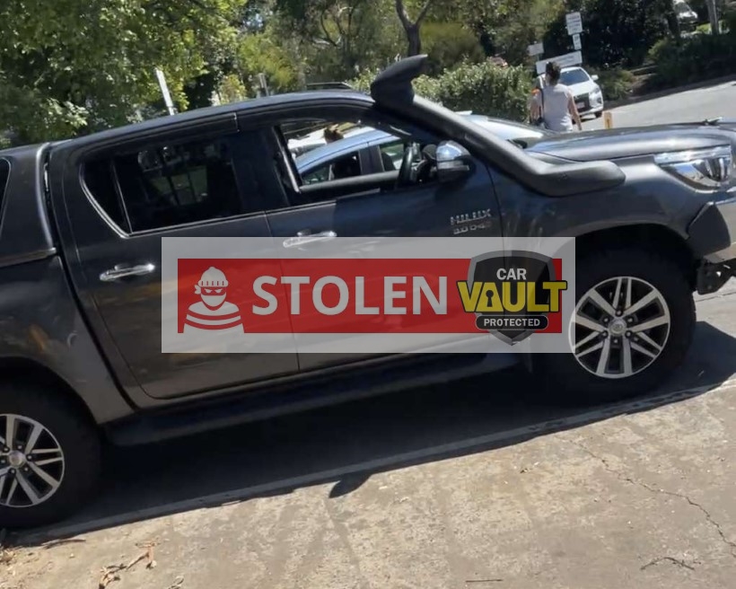 Stolen Car - Toyota Hilux SR5 - Vault Protected