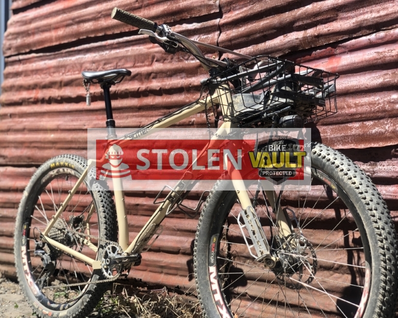Stolen Bike - Gutter Bikes Custom handbuilt frame - Vault Protected