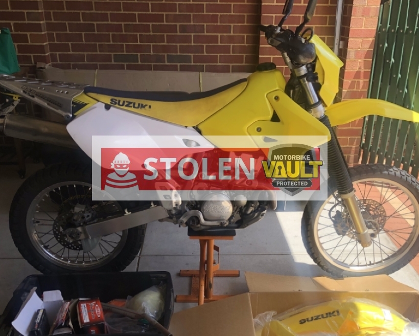 Stolen Motorbike - Suzuki Drz 400 - Vault Protected