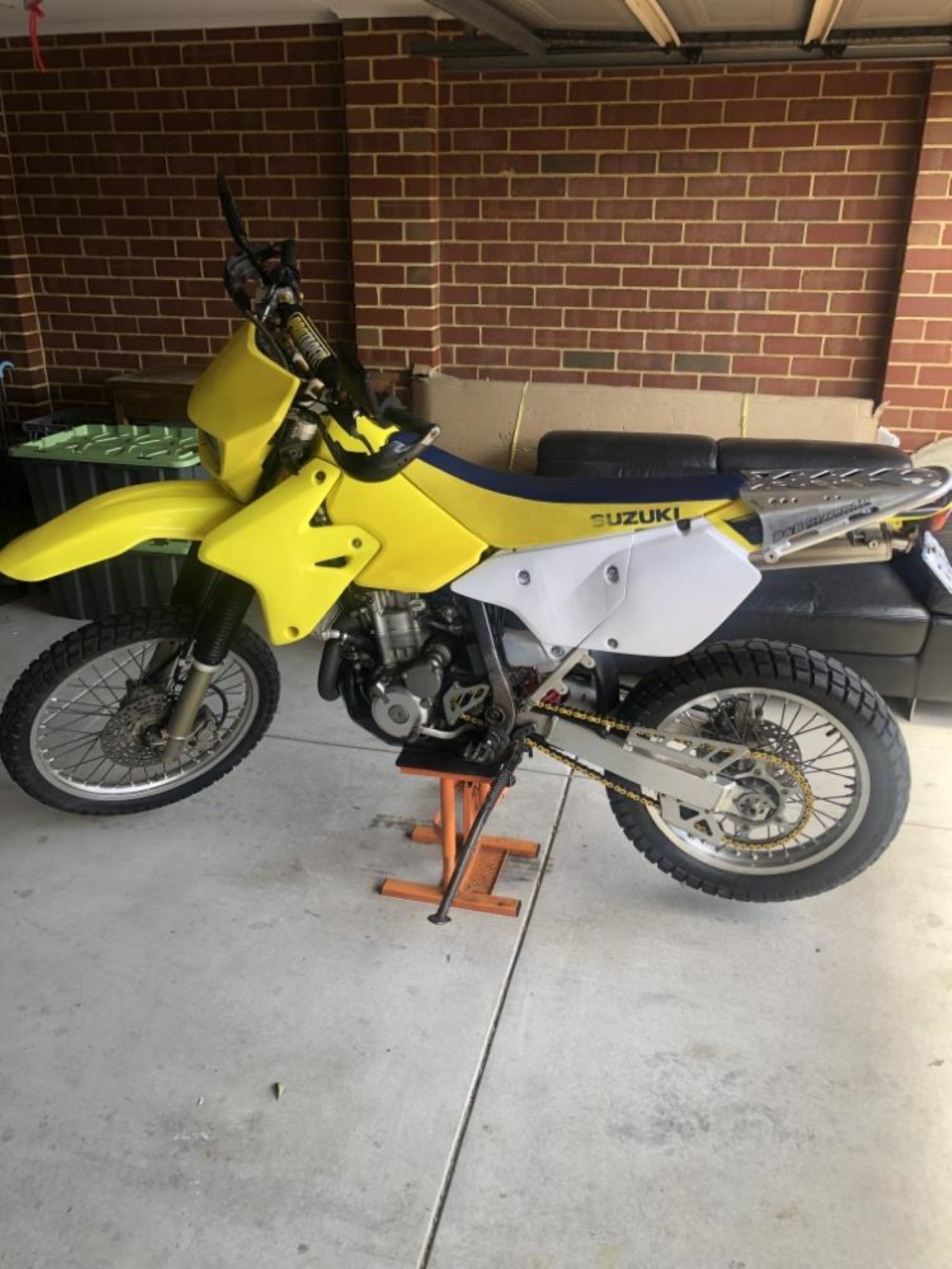 Stolen Motorbike - Suzuki Drz 400 - Vault Protected