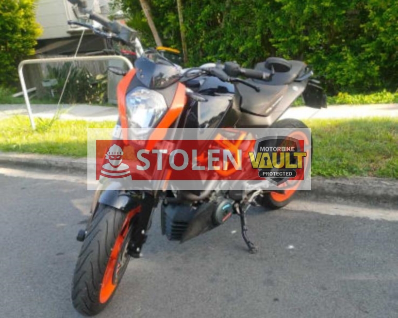 Stolen Motorbike - KTM Duke - Vault Protected