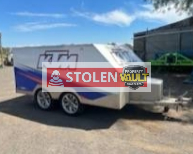 Stolen Trailer - EXULUS Motorbike Trailer - Vault Protected