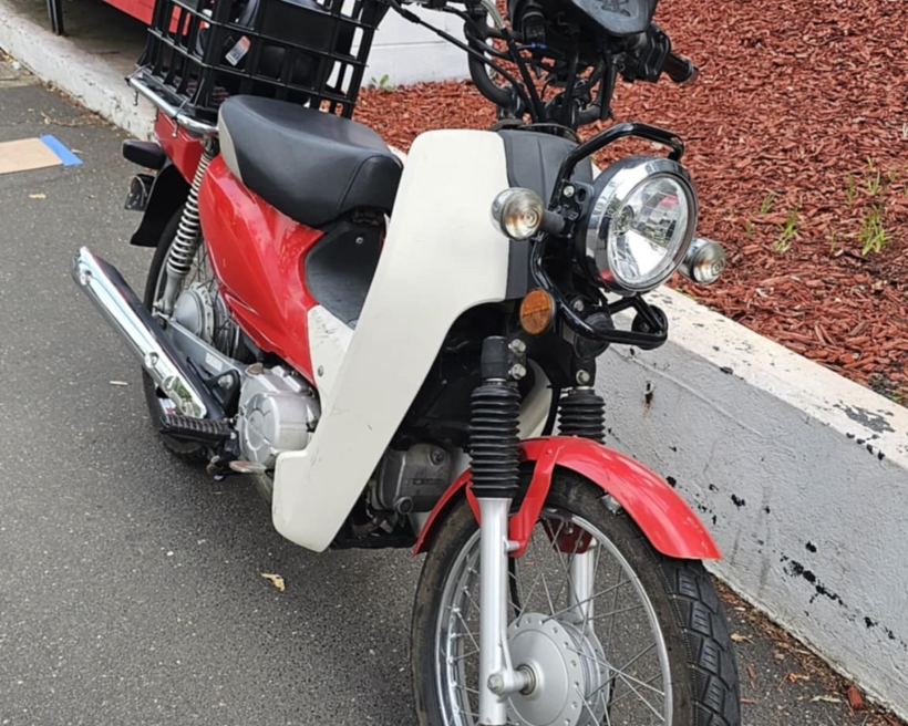 Stolen Motorbike - Honda Super Cub C110 - Vault Protected