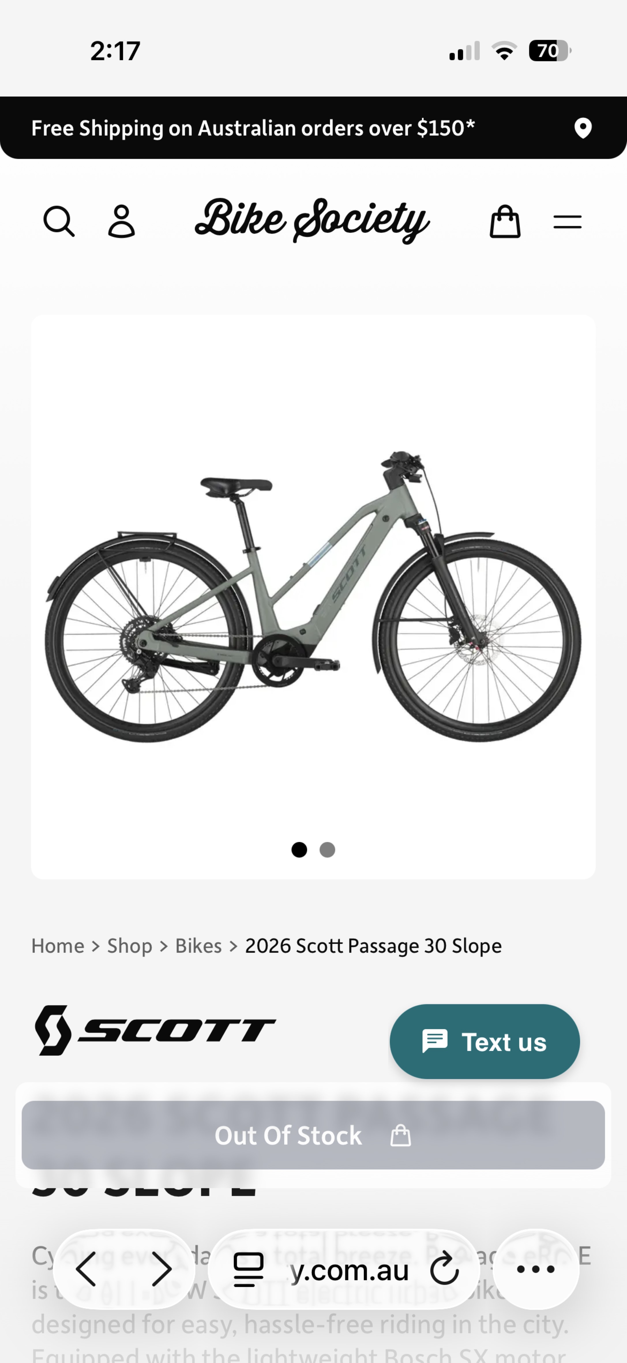 Stolen Bike - SCOTT passage 30 slope highland green - Vault Protected
