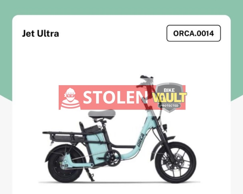 Stolen Bike - Orca jet ultra ocycle Orca Jet Ultra - Vault Protected