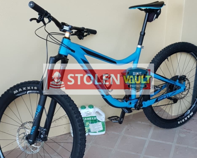 Stolen Bike - Giant Reign 2 - Vault Protected