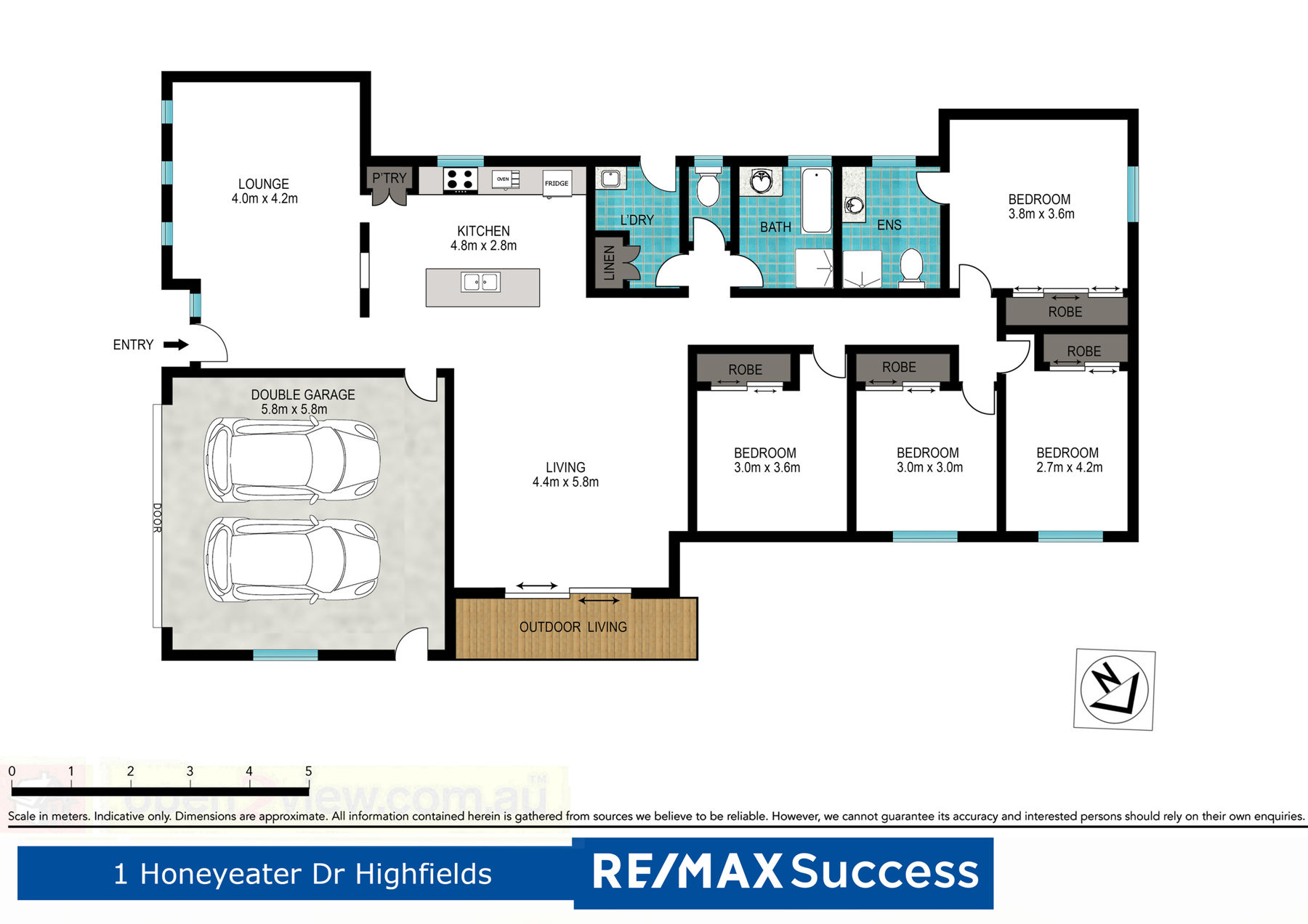 1 Honeyeater Drive, HIGHFIELDS QLD 4352 - Property Information