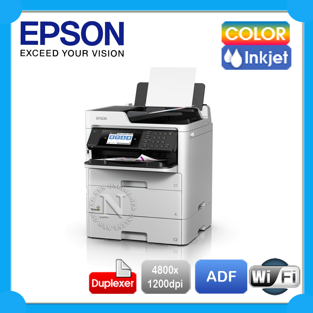 Epson WorkForce Pro WF-C579R Color Wi-Fi Business Printer+ADF C11CG77501 9314020628566 | eBay