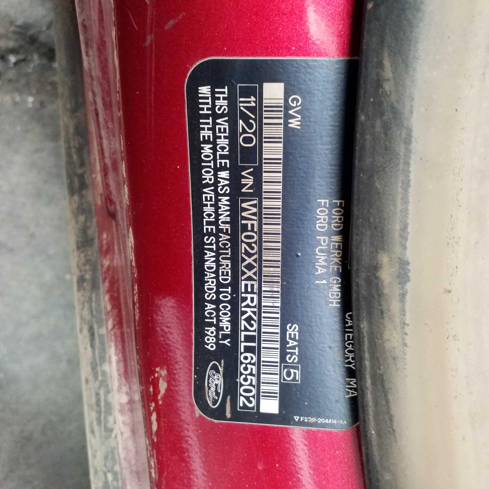 Rear Bumper Puma Ford 2021