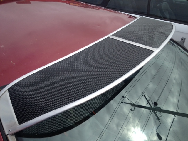 Black Mesh Windscreen Sunvisor Ford Falcon EA-EL & Fairlane - Roof Rack ...
