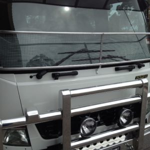 Rear Dust & Wind Deflector Plastic Toyota 100 Series L/cruiser (lift up ...