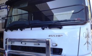 Stone Guard Toyota Coaster Bus 1993-2017 Black Mesh Windscreen ...