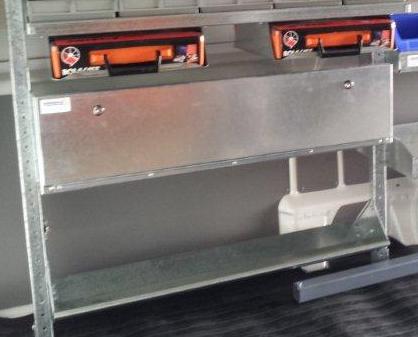 Internal Shelving Lockable Tool box 1030 x 300 x 230mm - Roof Rack World