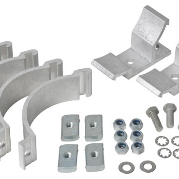 Rhino BC2 100mm Conduit/Pipe Clamp Set (2 bars) - Roof Rack World