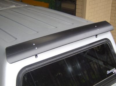 Rear Dust & Wind Deflector 1000mm Alloy Universal - Roof Rack World