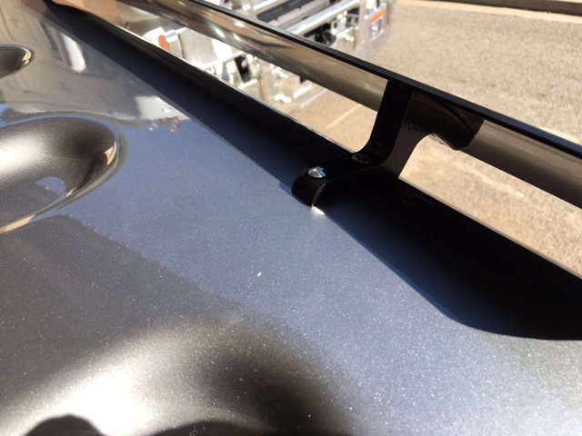 Rear Dust & Wind Deflector 1200mm Alloy Universal - Roof Rack World