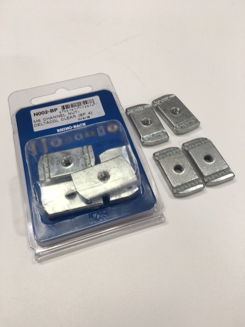 Rhino-Rack N002-BP M6 Channel Nut (4 pack) - Roof Rack World
