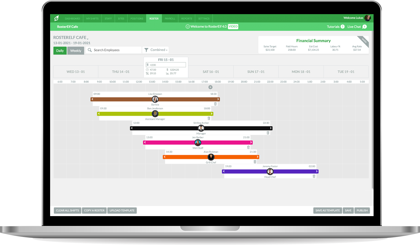 Best Rostering System In Australia | RosterElf