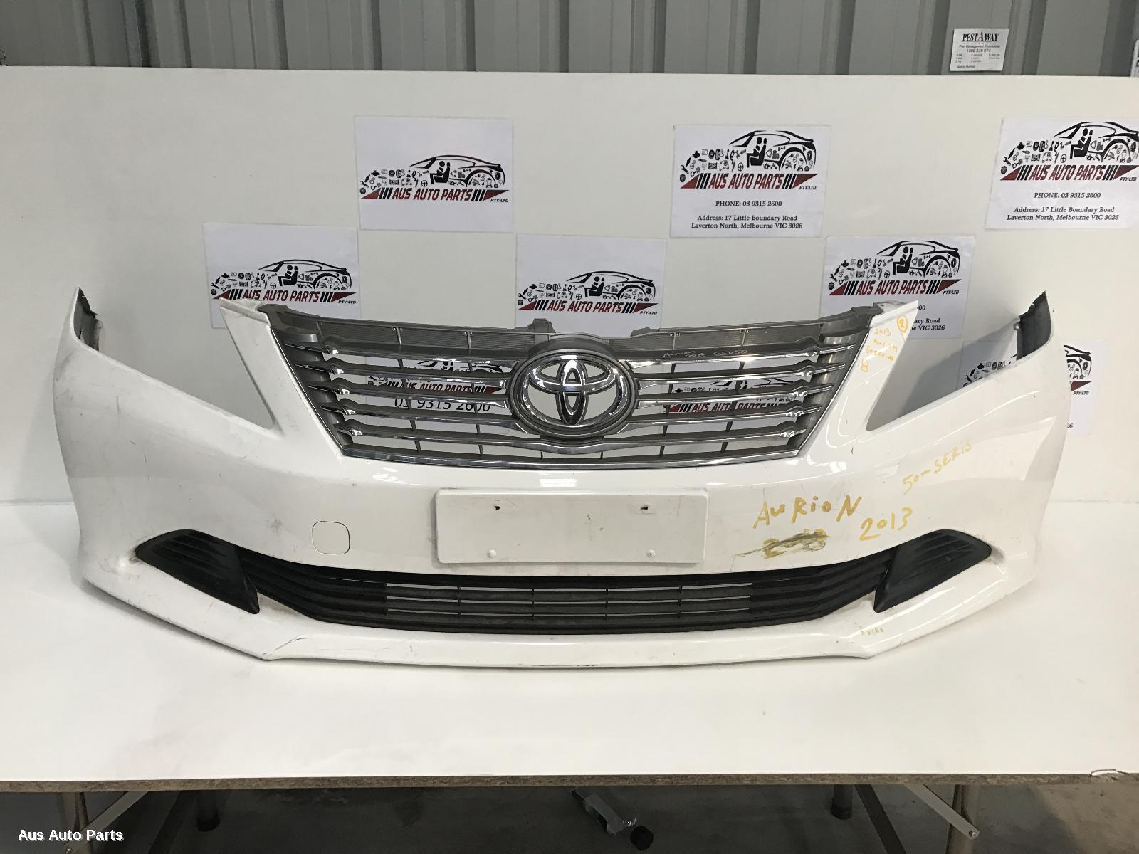 #3195, Used bumper front for 2013 Aurion| gsv50r, at-x, non park ...