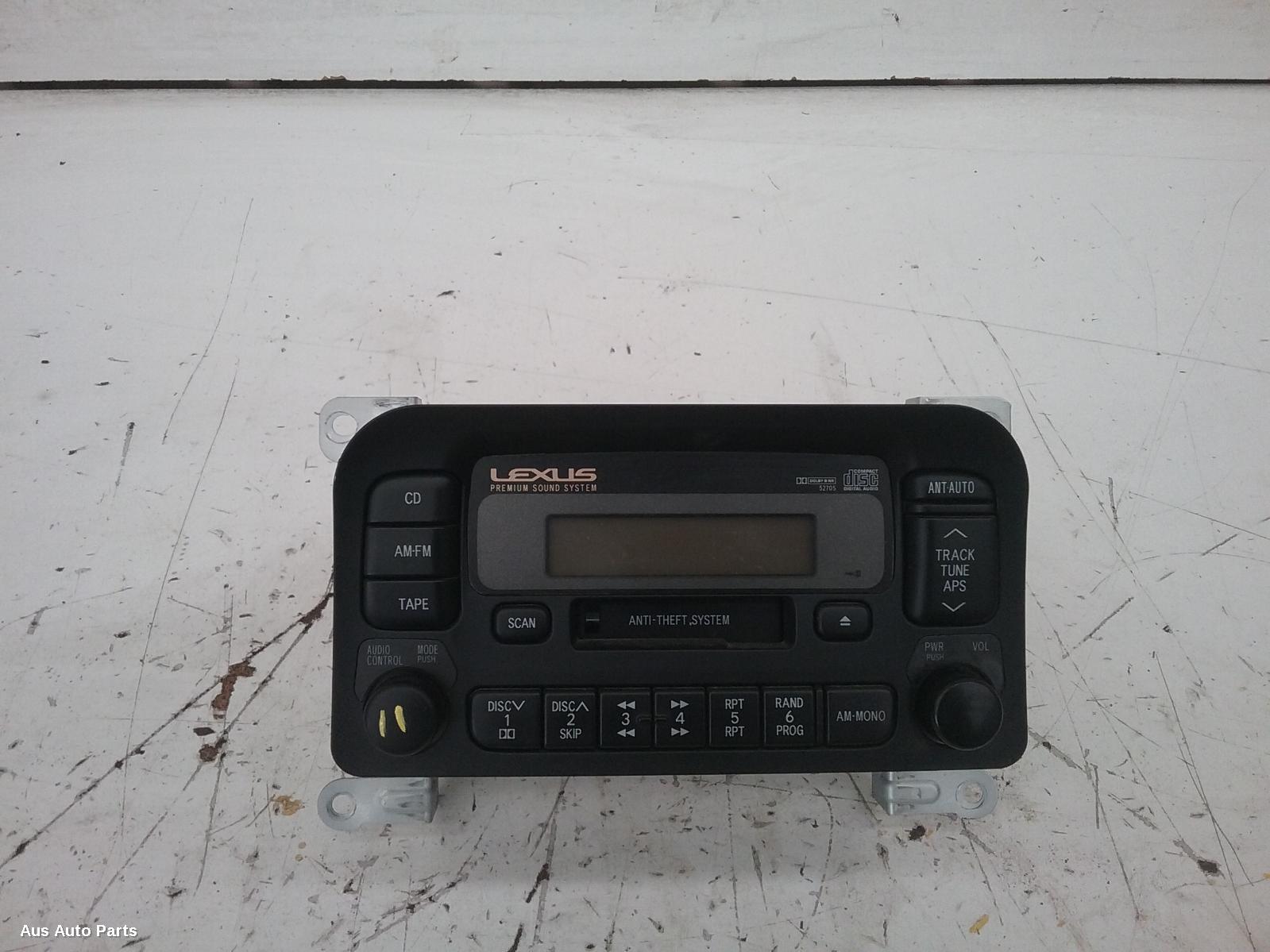 #32585, Used stereo/head unit for 1999 lx470| factory, tape player with ...