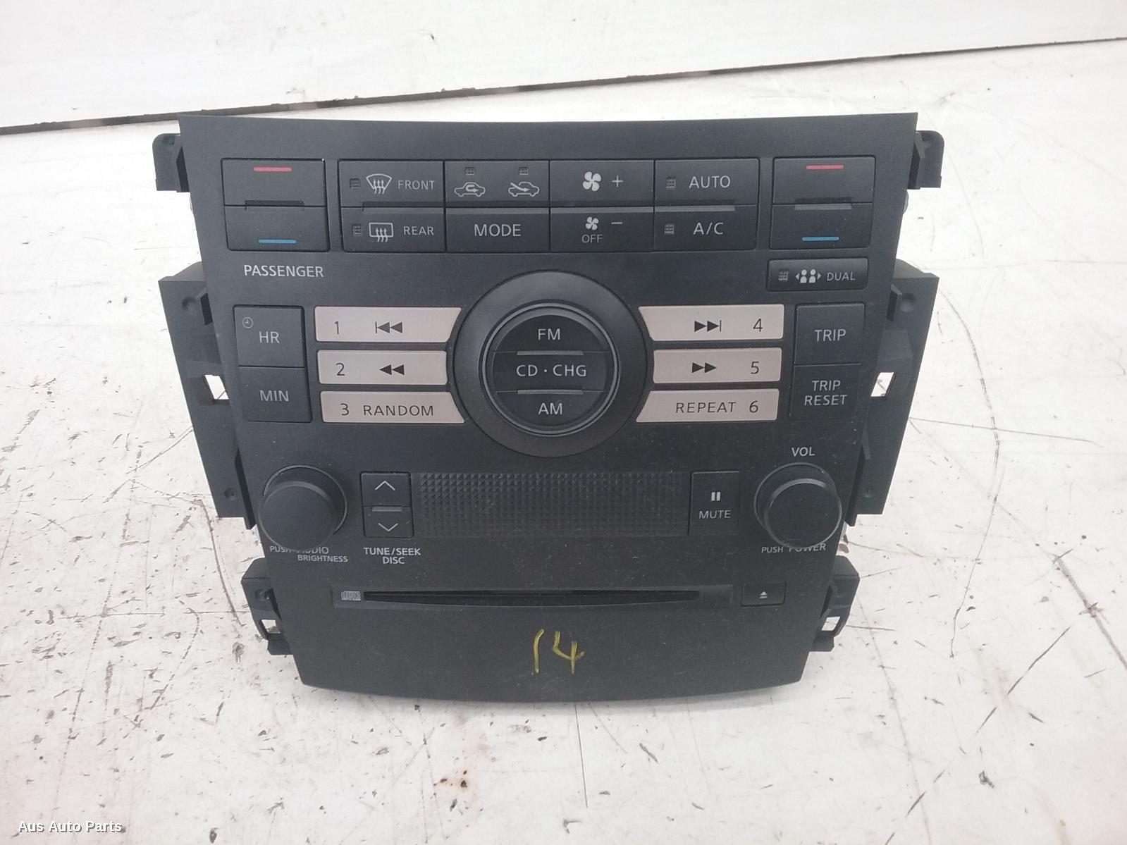 #38598, Used stereo/head unit for 2004 maxima| radio/cd head unit, j31 ...