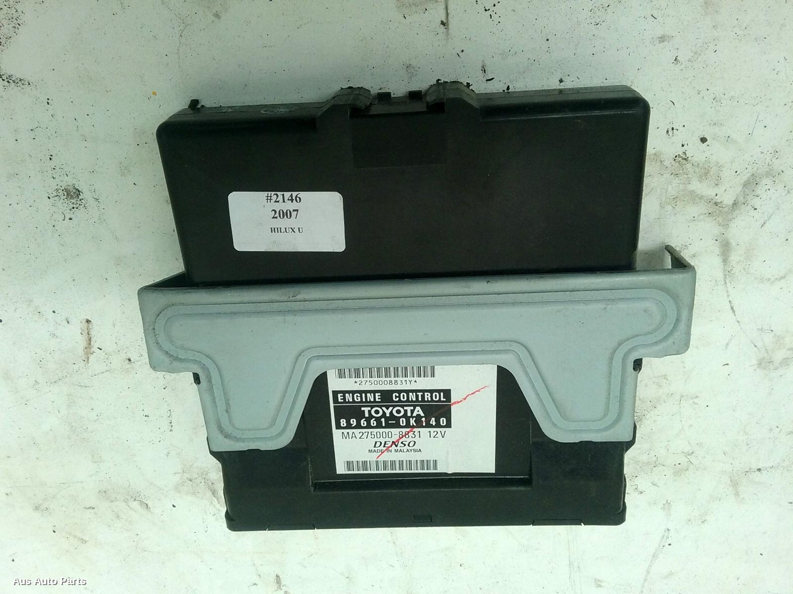 #41210, Used ecu for 2007 hilux| engine ecu, 2.7, 2tr, petrol, manual ...
