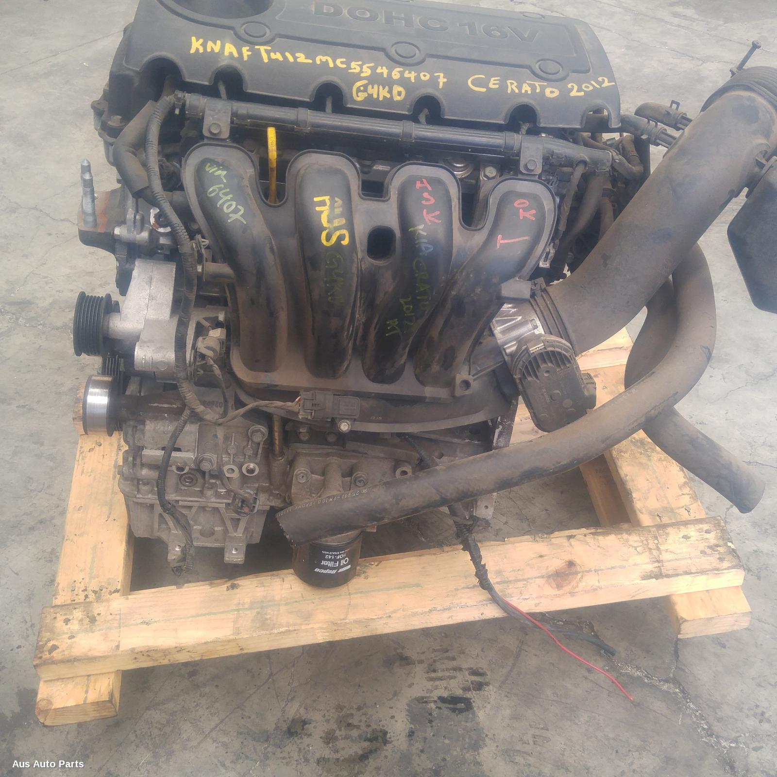 #92287, Used engine for 2012 Cerato| petrol, 2.0, g4kd, td, 10/08-06/13