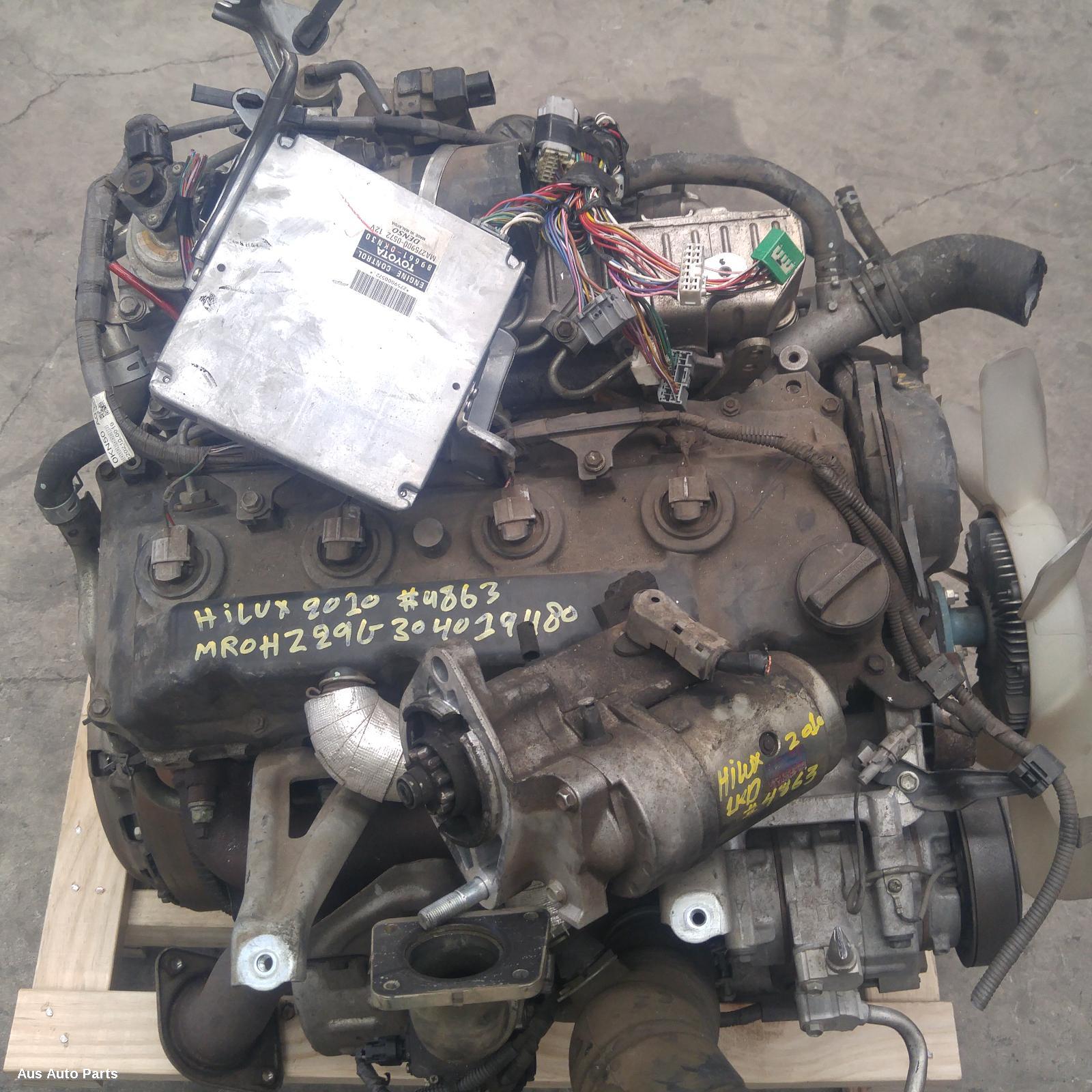 #121772, Used engine for 2010 hilux| diesel, 3.0, 1kd-ftv, turbo ...
