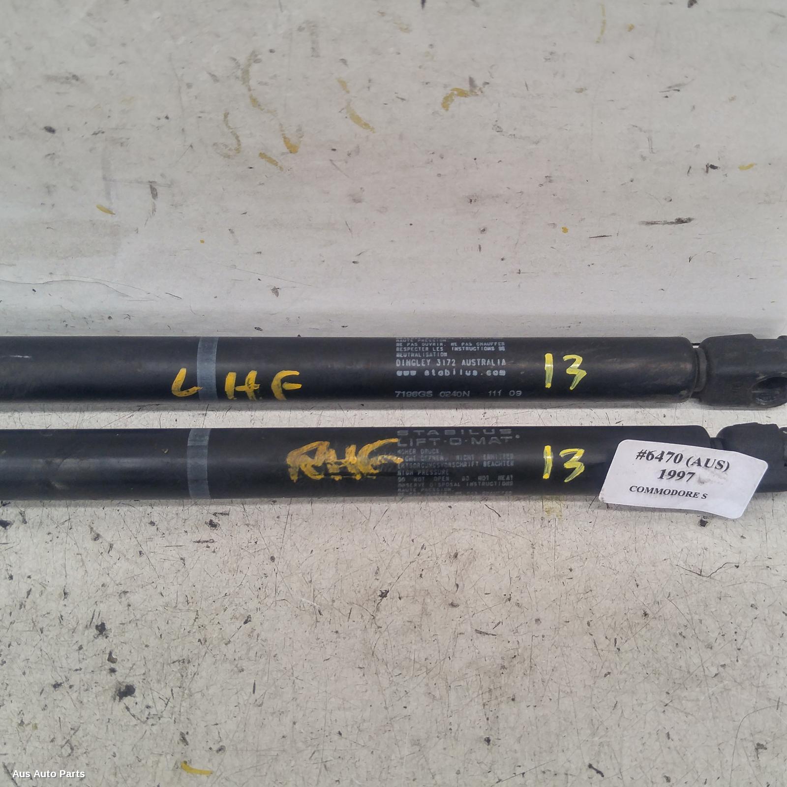 #133094, Used bonnet hinge/strut for 1997 commodore| bonnet strut, vt ...