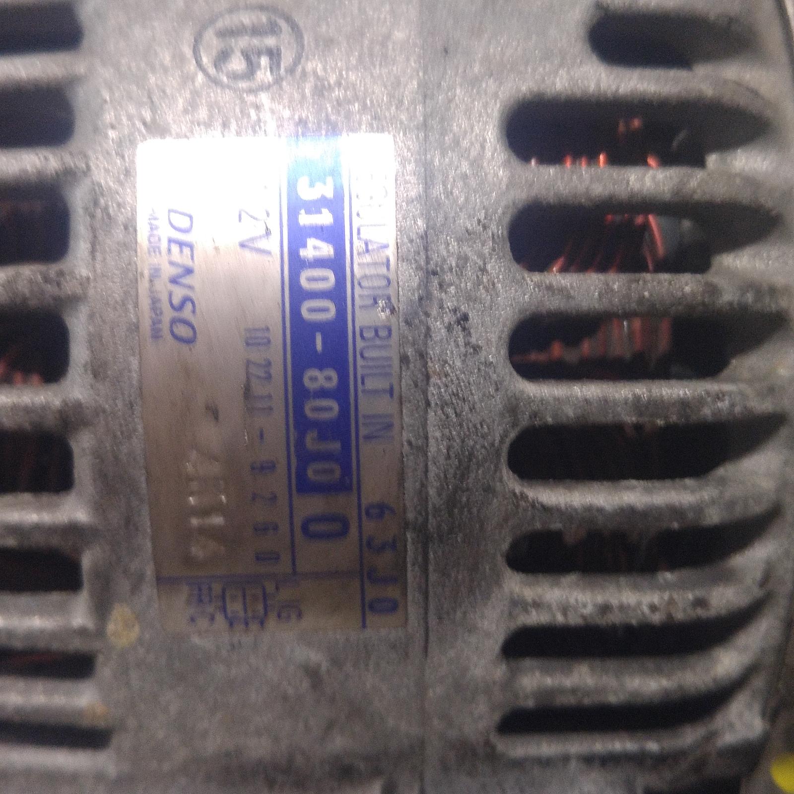 #152867, Used alternator for 2008 swift| 1.5, rs415, p/n 31400-63j0, 4 ...