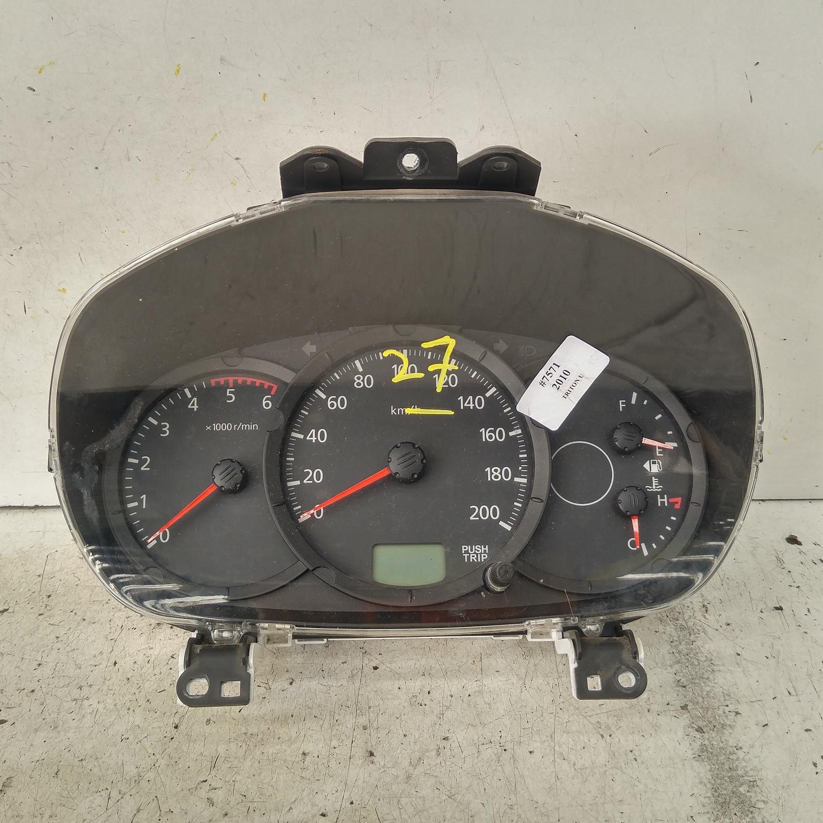 #159559, Used instrument cluster for 2010 triton| instrument cluster ...