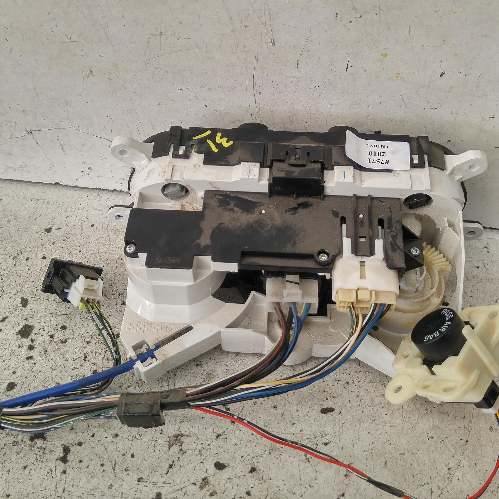 #159559, Used instrument cluster for 2010 triton| instrument cluster ...