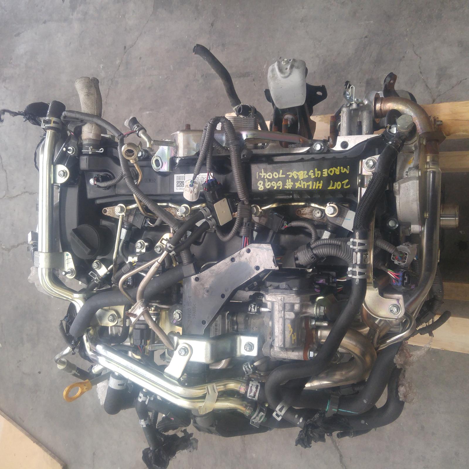 #165717, Used engine for 2017 hilux| diesel, 2.4, 2gd-ftv, turbo, 09/15-