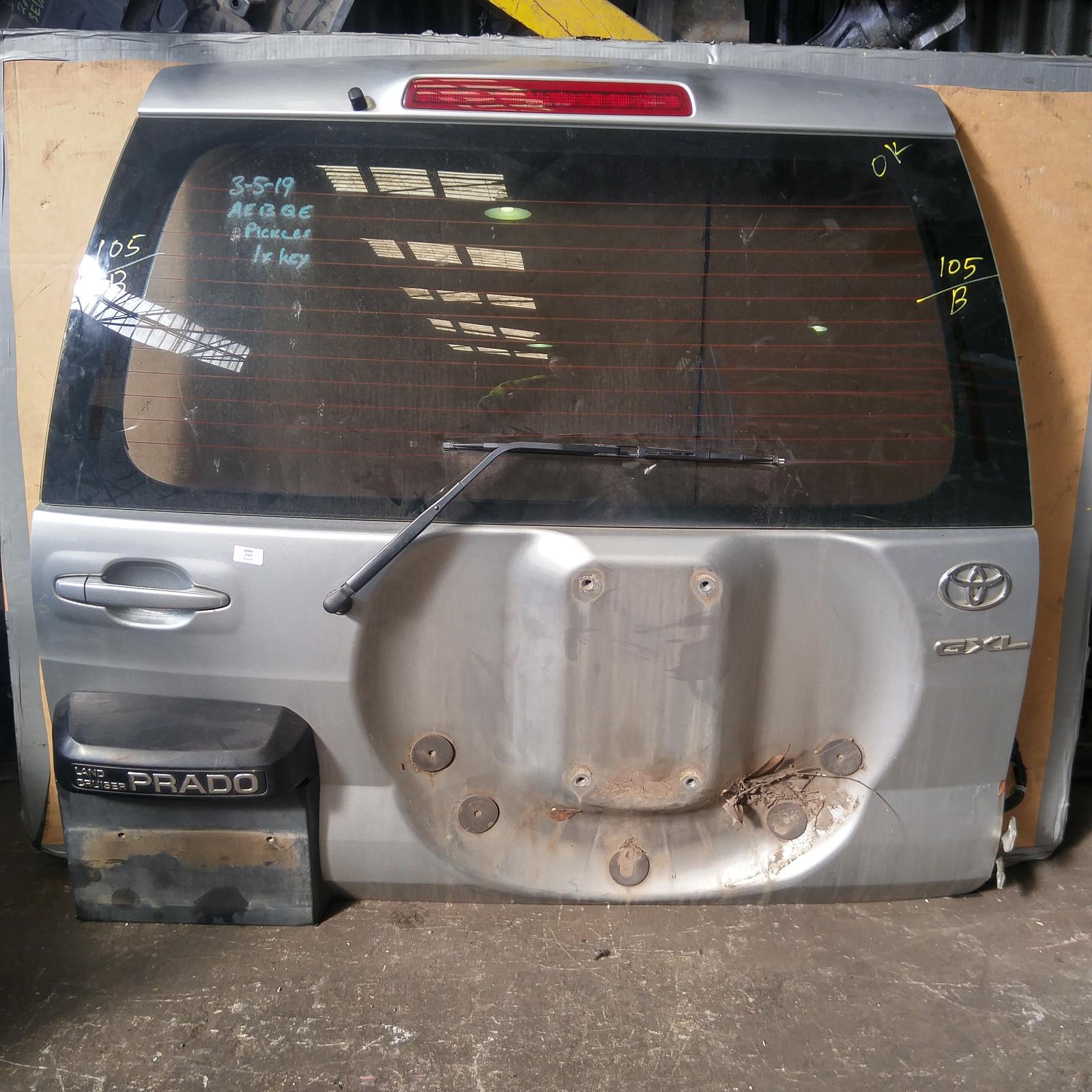 #165868, Used bootlid/tailgate for 2005 prado| tailgate, 120 series ...
