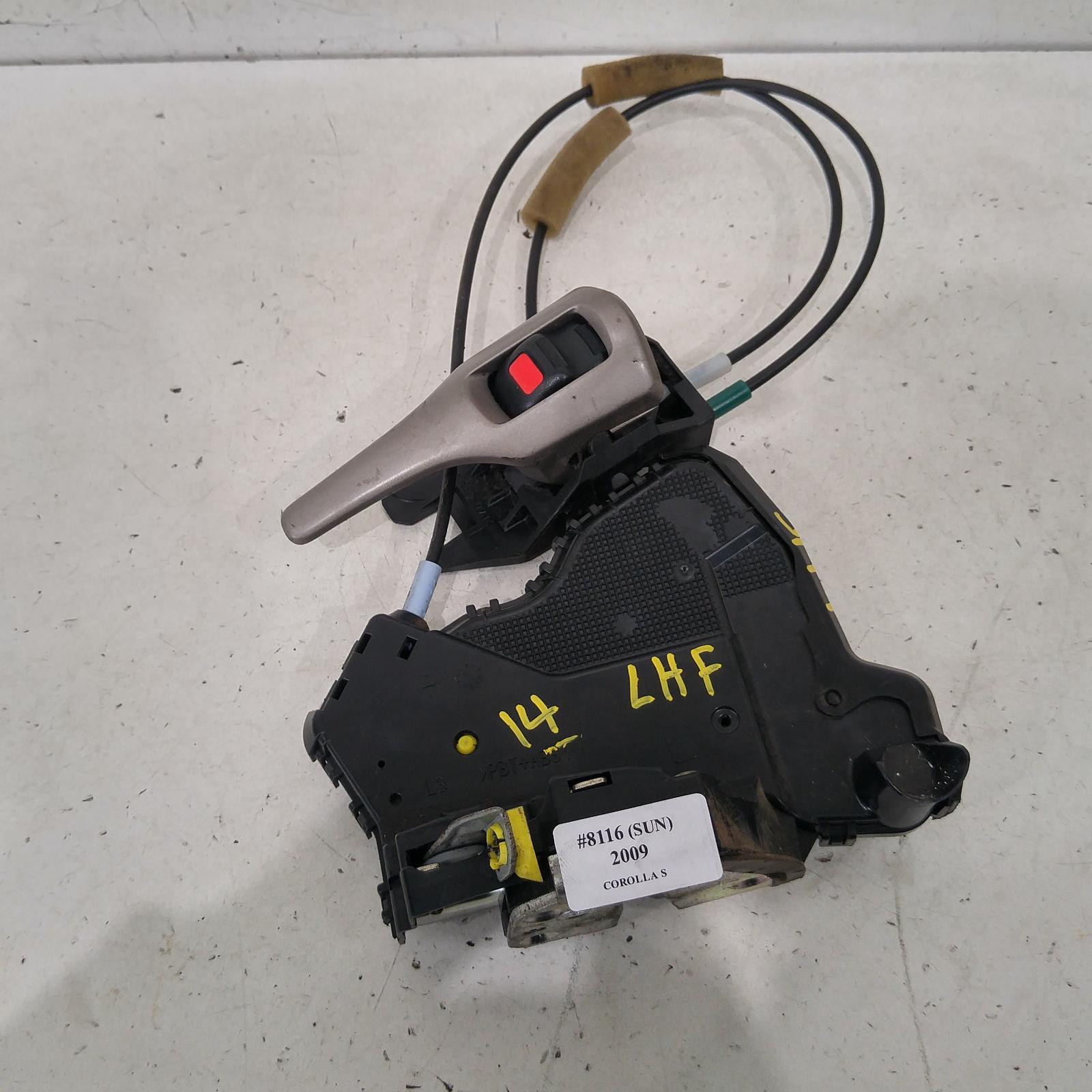 #176786, Used door/boot/gate lock for 2009 Corolla| left front door ...