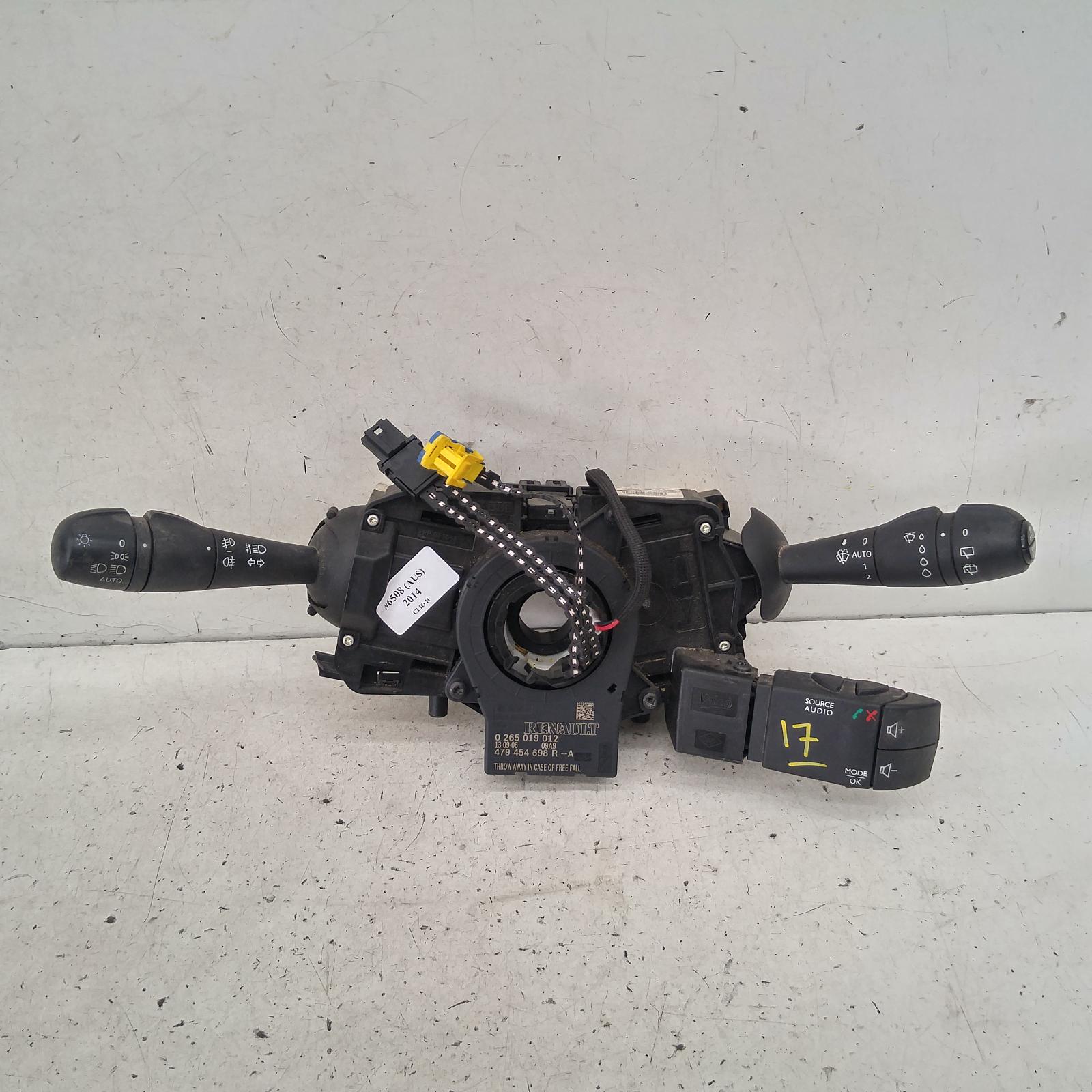 #194839, Used airbag module/sensor for 2014 Clio| clockspring, x98, 09/ ...