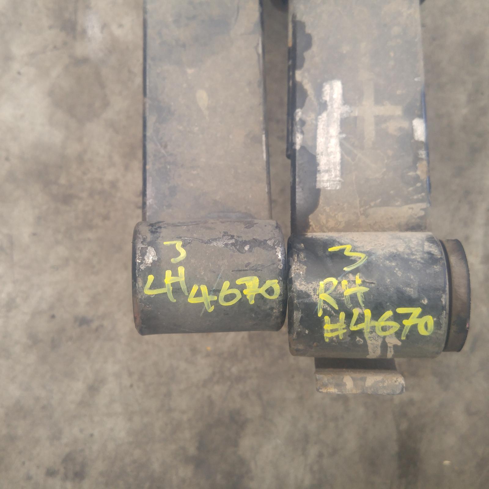 #109493, Used rear leaf spring for 2014 hilux| lh side, 2wd type, 03/05 ...