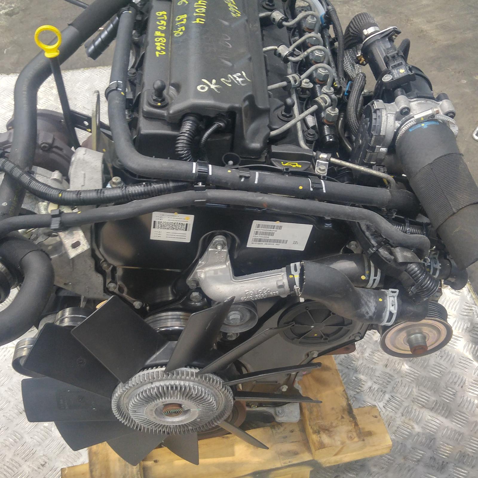 #196879, Used engine for 2015 bt50| diesel, 3.2, p5at, turbo, up-ur, 10/11-