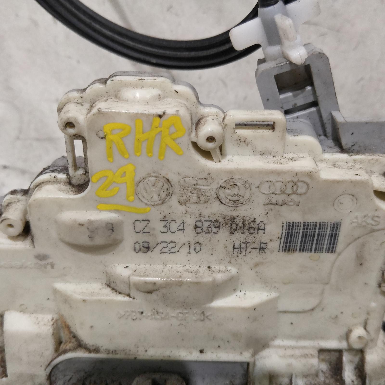 #218955, Used door/boot/gate lock for 2011 passat| right rear door lock ...