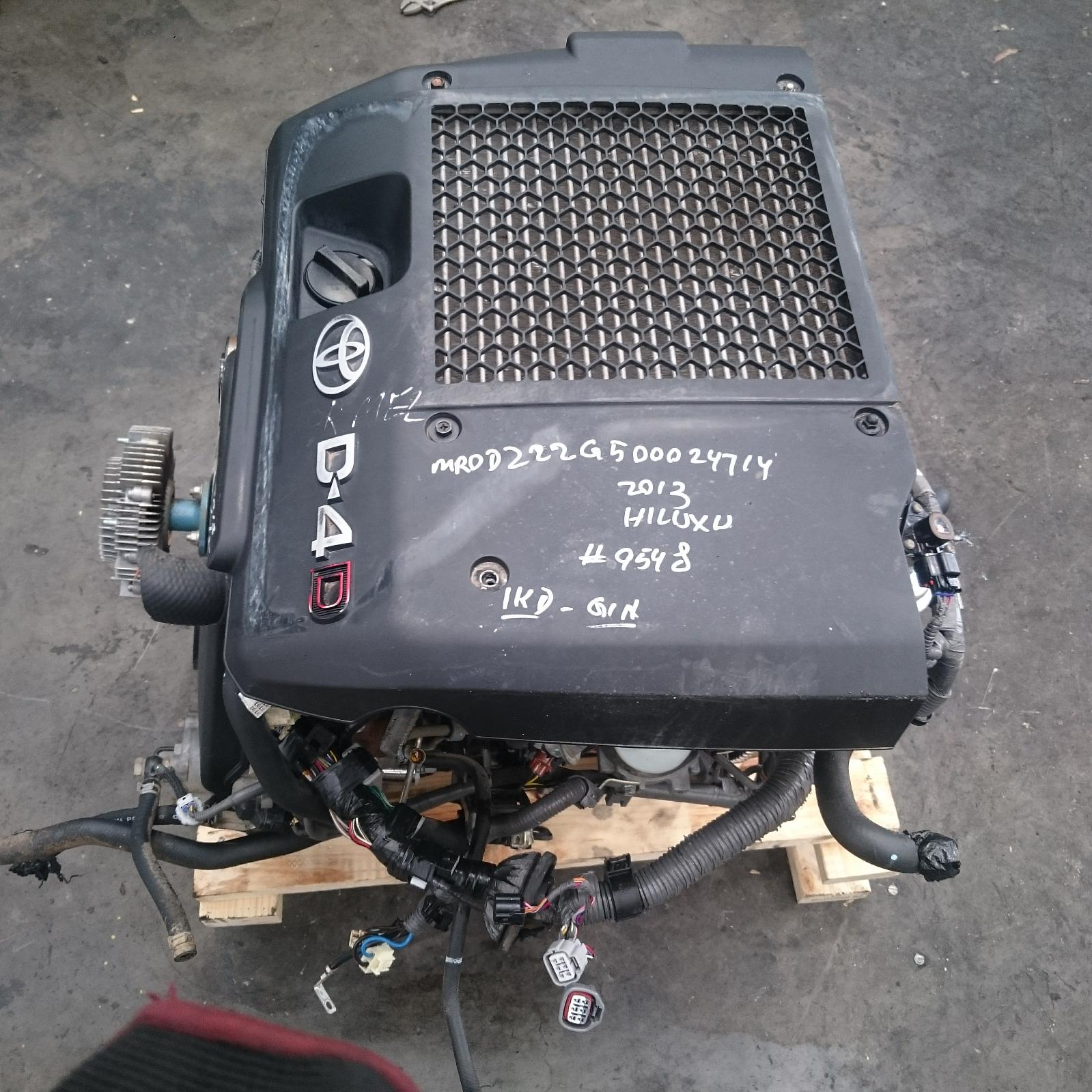 #219491, Used engine for 2013 hilux| diesel, 3.0, 1kd-ftv, turbo ...