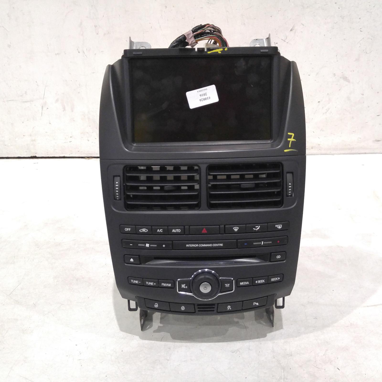 #231391, Used stereo/head unit for 2016 falcon| fgx, 8in touch screen ...