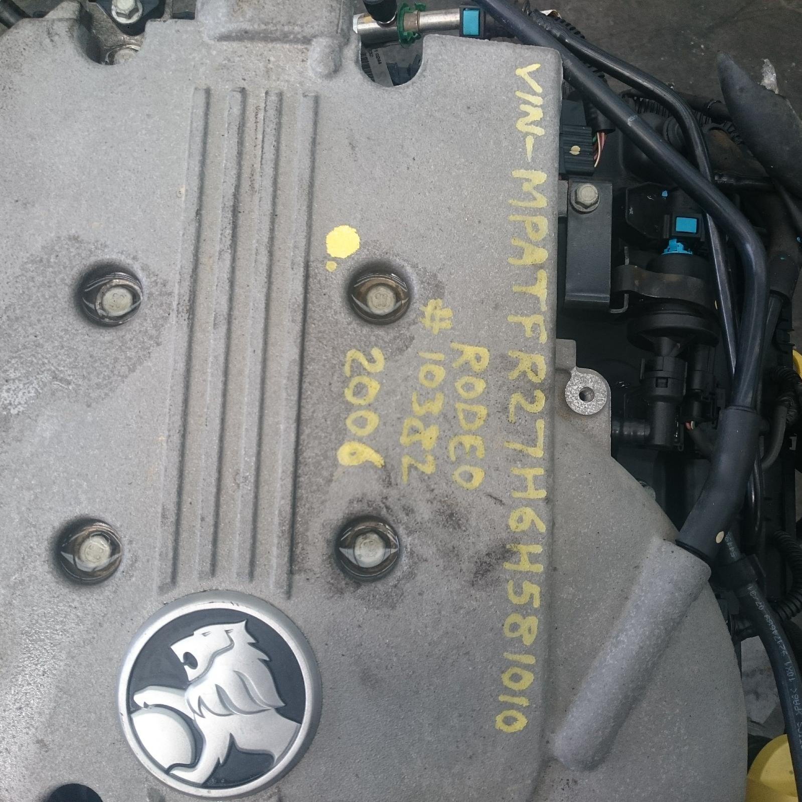 #238896, Used engine for 2006 rodeo| petrol, 3.6, 10h9a/10h9b/10h9h ...