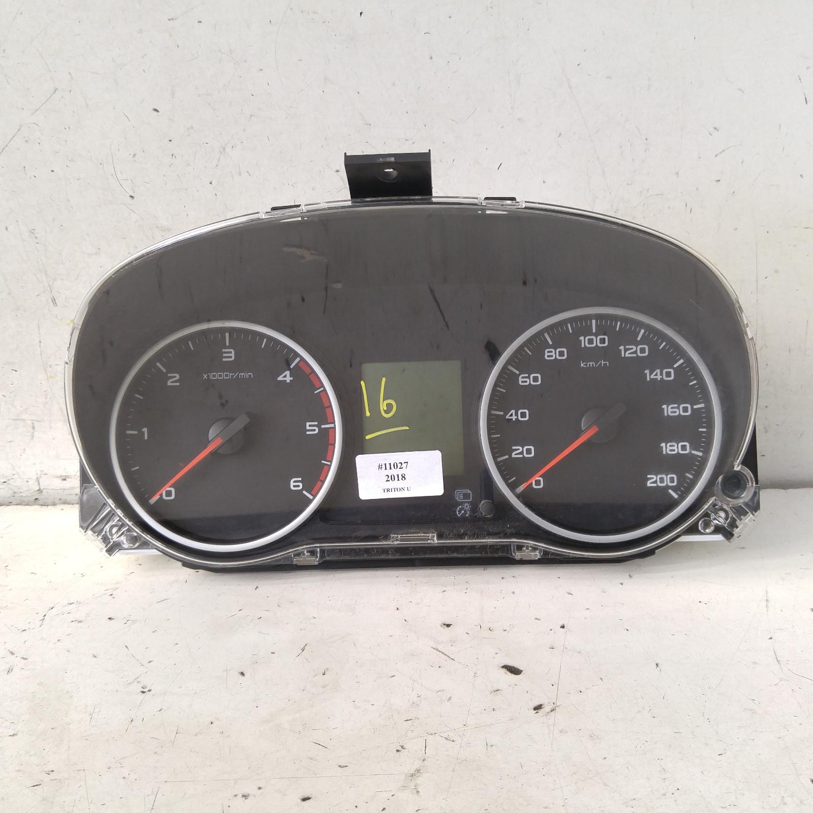 #250695, Used instrument cluster for 2018 triton| manual t/m, 2wd, mq ...