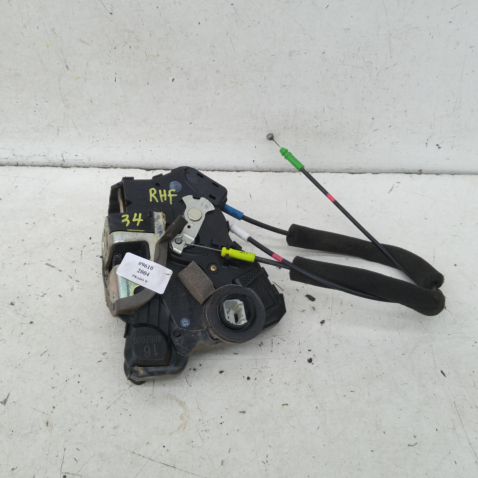 #254398, Used door/boot/gate lock for 2004 prado| right front door lock ...